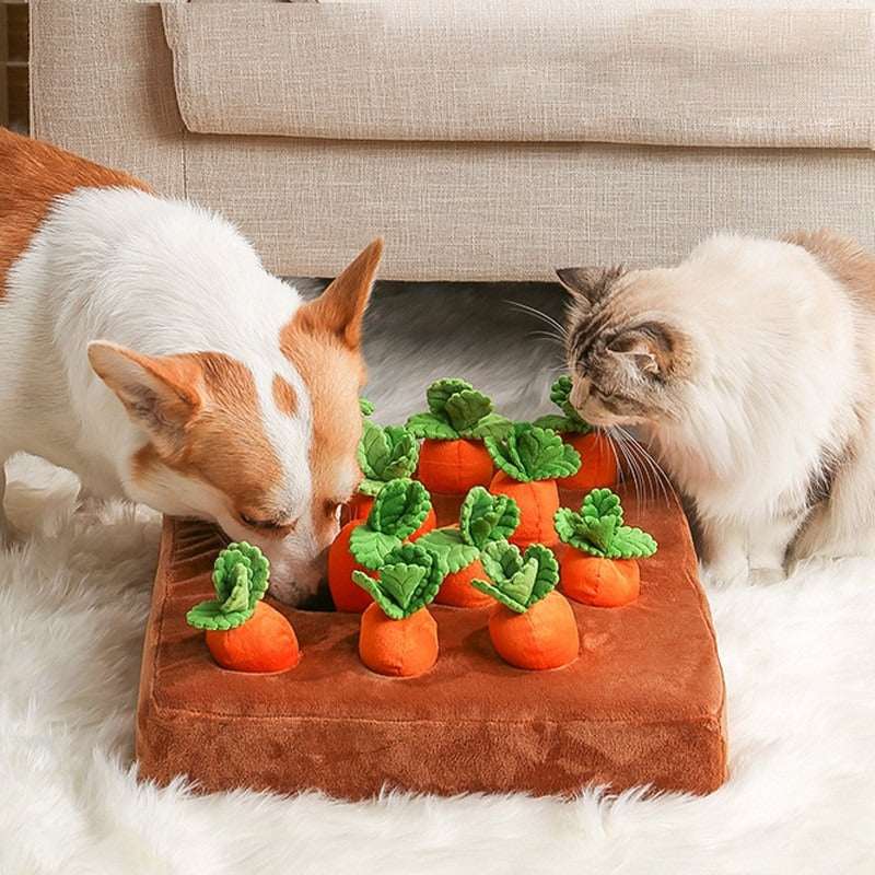 Carrot Garden | Interactive Treat-Hiding Toy for Dogs